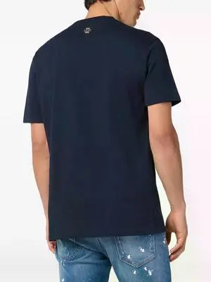 Philipp Plein Teddy-print T-shirt - Blue