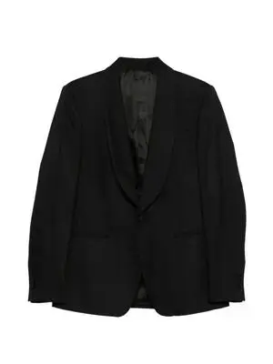 LARDINI Shawl-collar Single-breasted Jacket
