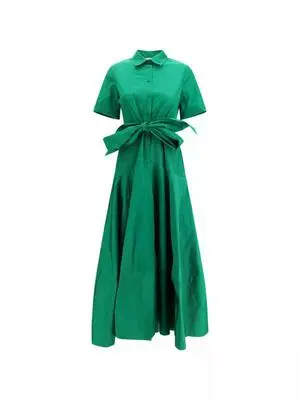 P.a.r.o.s.h Button-fastening Belted Dress