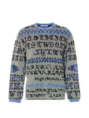 VIVIENNE WESTWOOD Lily Crew-neck Sweater - Grey