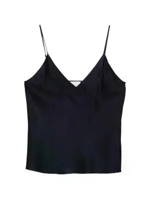FORTE_FORTE V-neck Tank Top - Blue