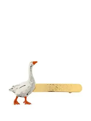 Moschino Goose Hair Clip - Gold
