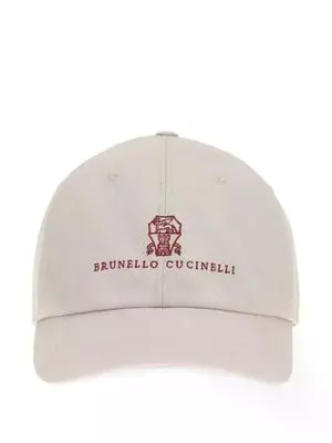 Brunello Cucinelli Logo-embroidered Baseball Cap - Neutrals