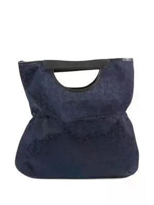Celine 1980s Caleche Canvas Tote Bag