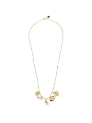 Carhartt Work In Progress Clover Charm Necklace - Gold