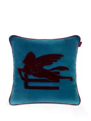 Etro Pegasus Cushion - Blue