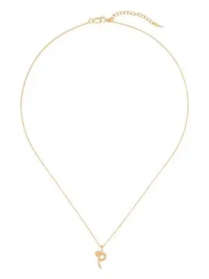 MISSOMA Molten Initial Pendant Necklace - Gold