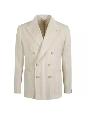 Tagliatore Double-breasted Corduroy Blazer