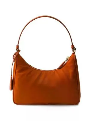 Prada Mini Re-edition 2005 Zip Shoulder Bag - Orange