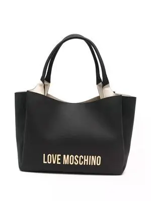 Moschino Logo Tote Bag - Black