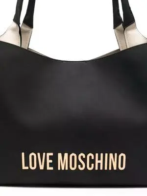 Moschino Logo Tote Bag - Black