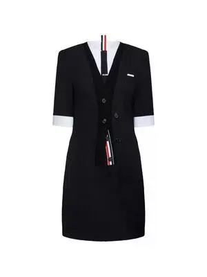 Thom Browne Short-sleeve Mini Dress