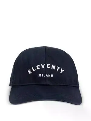 Eleventy Embroidered Baseball Cap - Blue