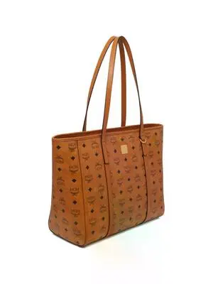 Mcm Toni Monogram Plaque Tote Bag
