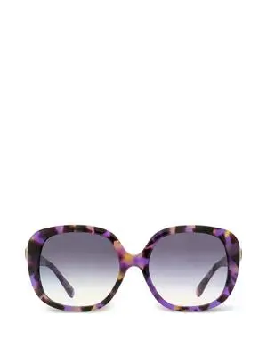COACH® Square Frame Sunglasses - Purple