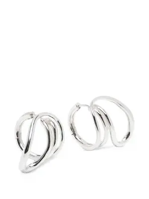 Charlotte Chesnais Round Trip Hoop Earrings - Silver