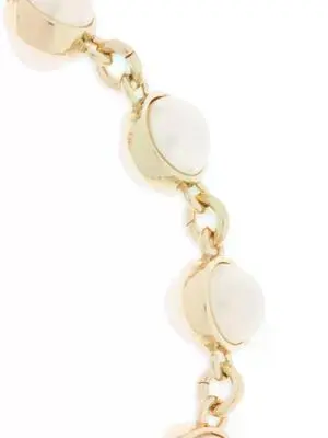 Tory Burch Logo Pearl Bracelet - Gold