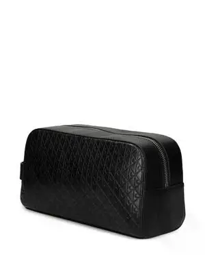 Calvin Klein Embossed-pattern Zip Pouch