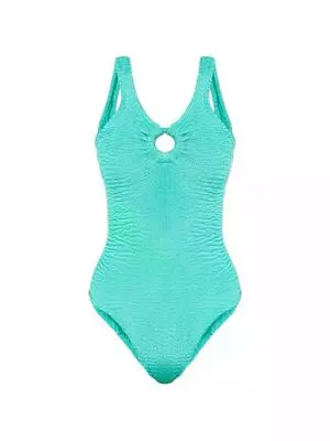 PARAMIDONNA Textured Ring Swimsuit - Green