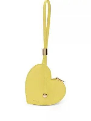 Furla Small Laura Heart Leather Coin Case - Yellow