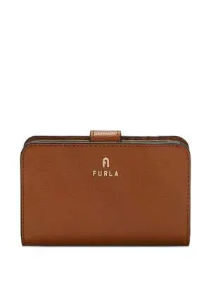 Furla Camelia Compact Leather Wallet - Brown
