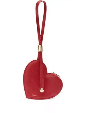 Furla Laura Heart Coin Wallet - Red