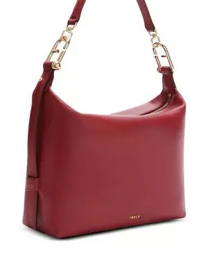 Furla Leather Tonie Textu Tote - Red