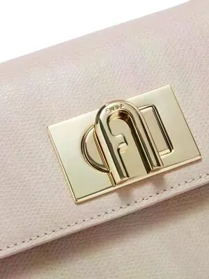 Furla 1927 Grained Leather Tote Bag - Pink
