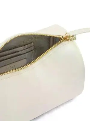 Furla Mini Tilia Leather Crossbody Bag - White