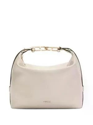 Furla Textured Tonie Shoulder Bag - Neutrals