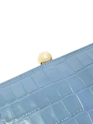 Furla Alba Crocodile-texture Clutch