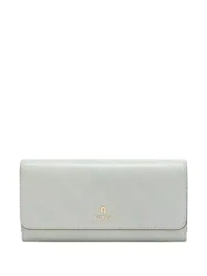 Furla Xl Camelia Logo-detail Continental Wallet - Blue