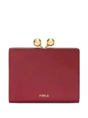 Furla Dots Kiss-lock Wallet - Red
