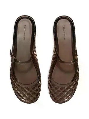 Tory Burch Openwork Jelly Ballerina Flats