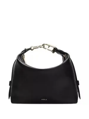 Furla Medium Tonie Leather Shoulder Bag - Black