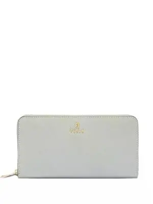 Furla Zip-around Logo Wallet - Blue