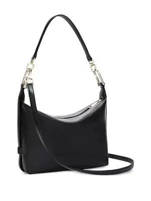 Furla Tonie Textured Shoulder Bag - Black