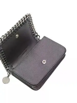 Stella McCartney Falabella Chain Trim Wallet - Grey