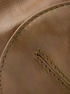 Prada Mini Bonnie Leather Tote - Brown