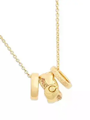 COACH® Logo Charm Necklace