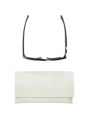 Burberry Logo Rectangular Sunglasses