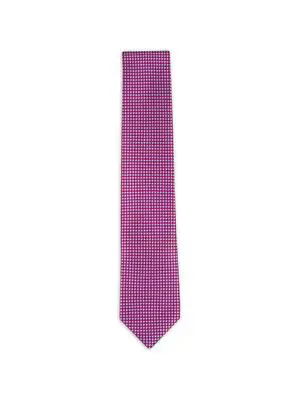 Brioni Patterned Neck Tie - Red