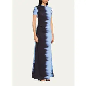 Silvia Tcherassi Yara Tie-dye Maxi Dress