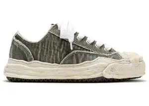 Mihara Yasuhiro Hank Og Sole Bleachwash Denim Canvas Low - Grey