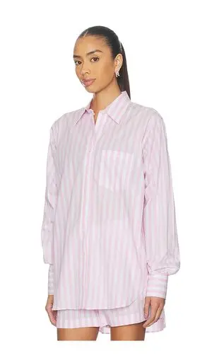 Hunza G Cabana Stripe Embroidered Shirt