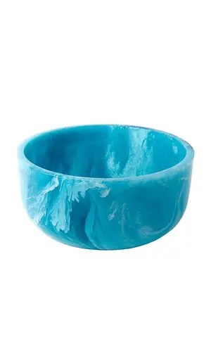 Jonathan Adler Mustique Salad Bowl In Teal - N,a