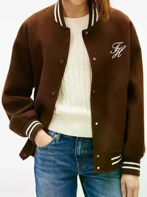 Tommy Hilfiger Striped-trimmed Bomber Jacket