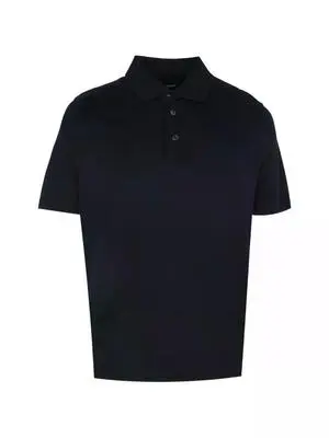 Pal Zileri Button Polo Shirt - Blue