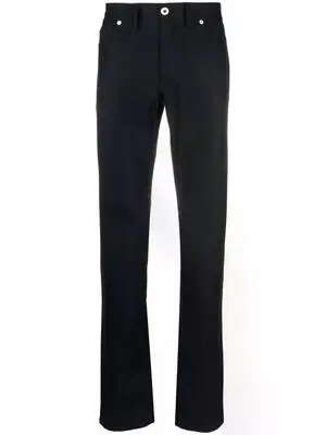 Brioni Mid-rise Straight-leg Jeans - Blue