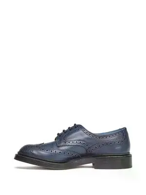 TRICKER'S Bourton Leather Derby Shoes - Blue